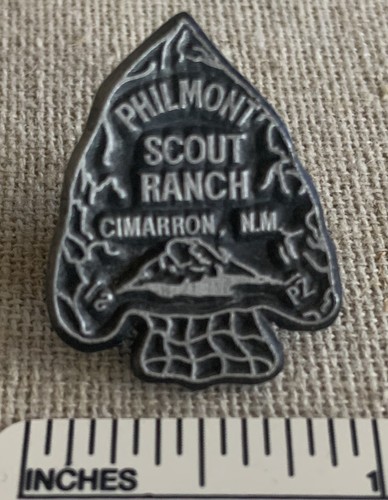 Vintage PHILMONT SCOUT RANCH Arrowhead PIN Cimarron NM Boy Scouts Camp ...