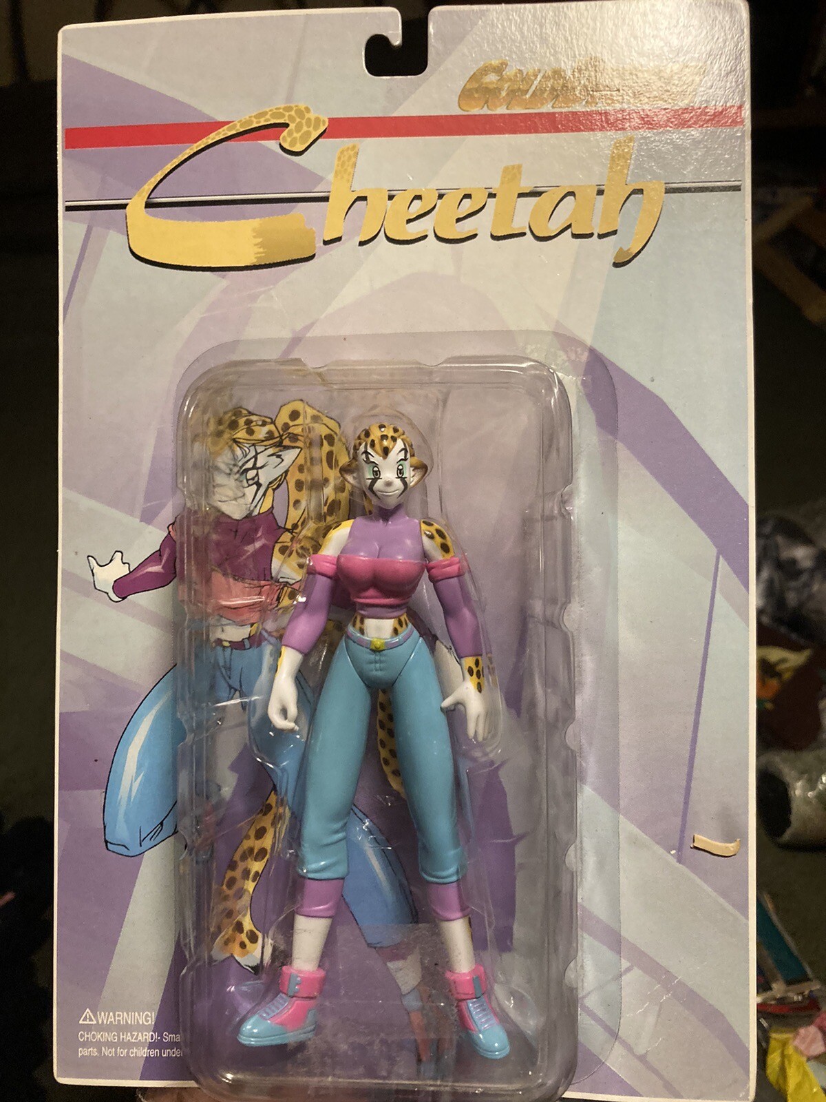 Gold Digger Cheetah Action Figure, Antarctic Press 1997. Number 0001 ...