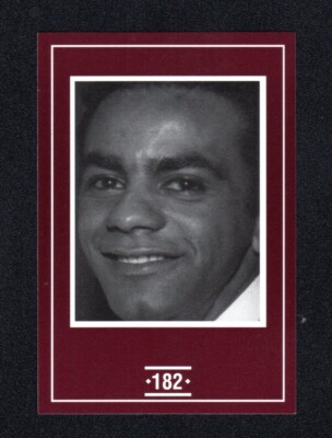 Johnny Mathis Singer 1991 Face To Face Game Famous Celebrity Card | eBay
