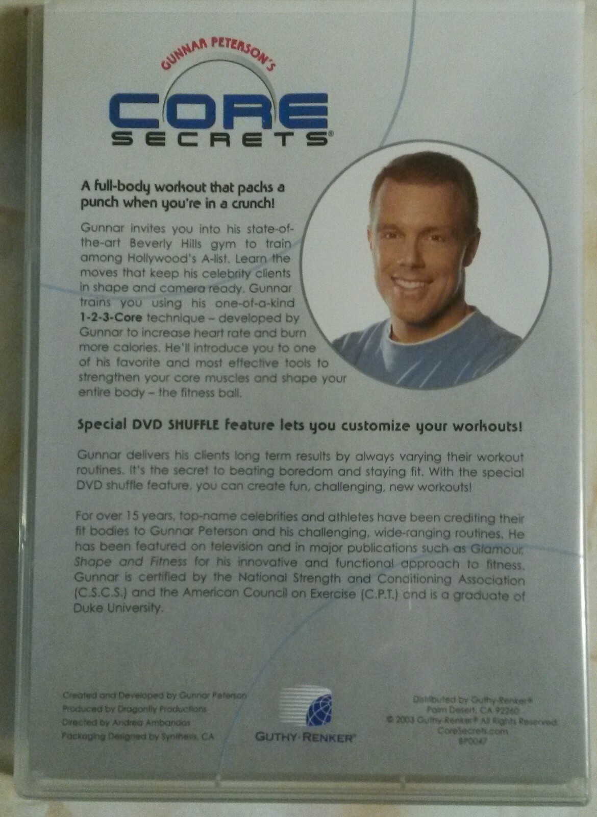 Core Secrets Gunnar Peterson's Full Body/ Workout Core Training DVD | eBay