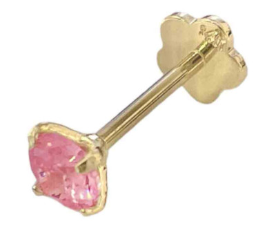 14K Gold Flower Back Body Jewelry for Women | Helix | Cartilage | Conch ...