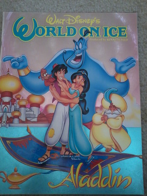 WALT DISNEY'S WORLD ON ICE 1993 ALADDIN SOUVENIR PROGRAM | eBay