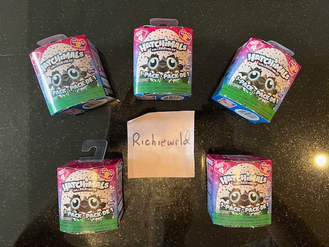 (5X) HATCHIMALS ColleGGtibles Series 4-Factory sealed Hatch Bright ...