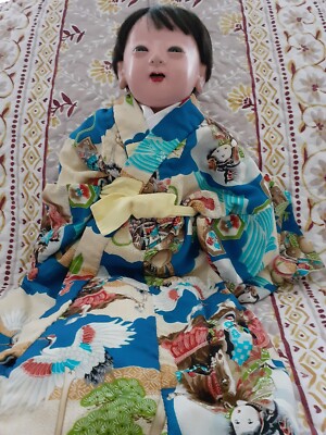 Antique Japanese ichimatsu doll from Meiji era. Doll #1 | eBay