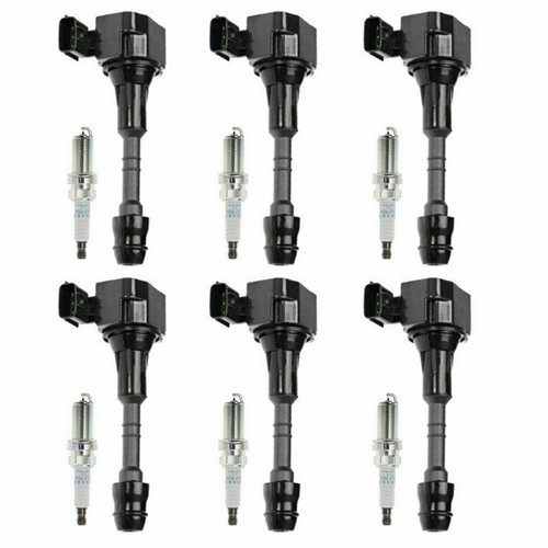 6X Ignition Coil UF349 + 6 Spark Plug OEM For Infinity Nissan Altima ...