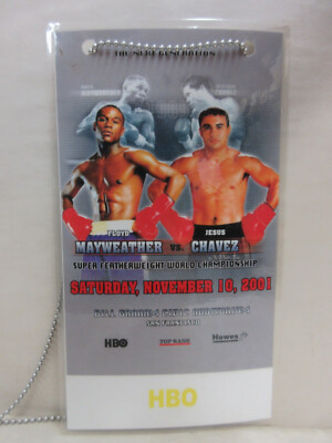 2001 Floyd Mayweather vs Jesus Chavez Championship Boxing HBO TV Media ...