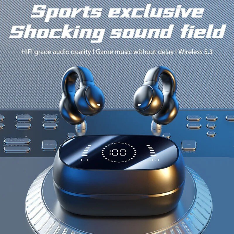 Bose M47 Wireless Earbuds Ear Clips Bluetooth Sport Buds With Charging ...