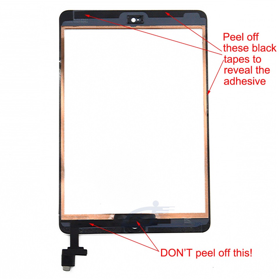 For iPad Mini A1432 A1454 A1455 A1489 A1490 A1491 Touch Screen Glass ...