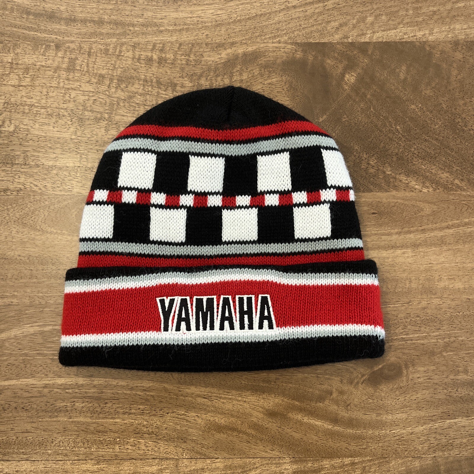 Yamaha Factory Racing Beanie Motorcycle Riding Hat Kn… - Gem