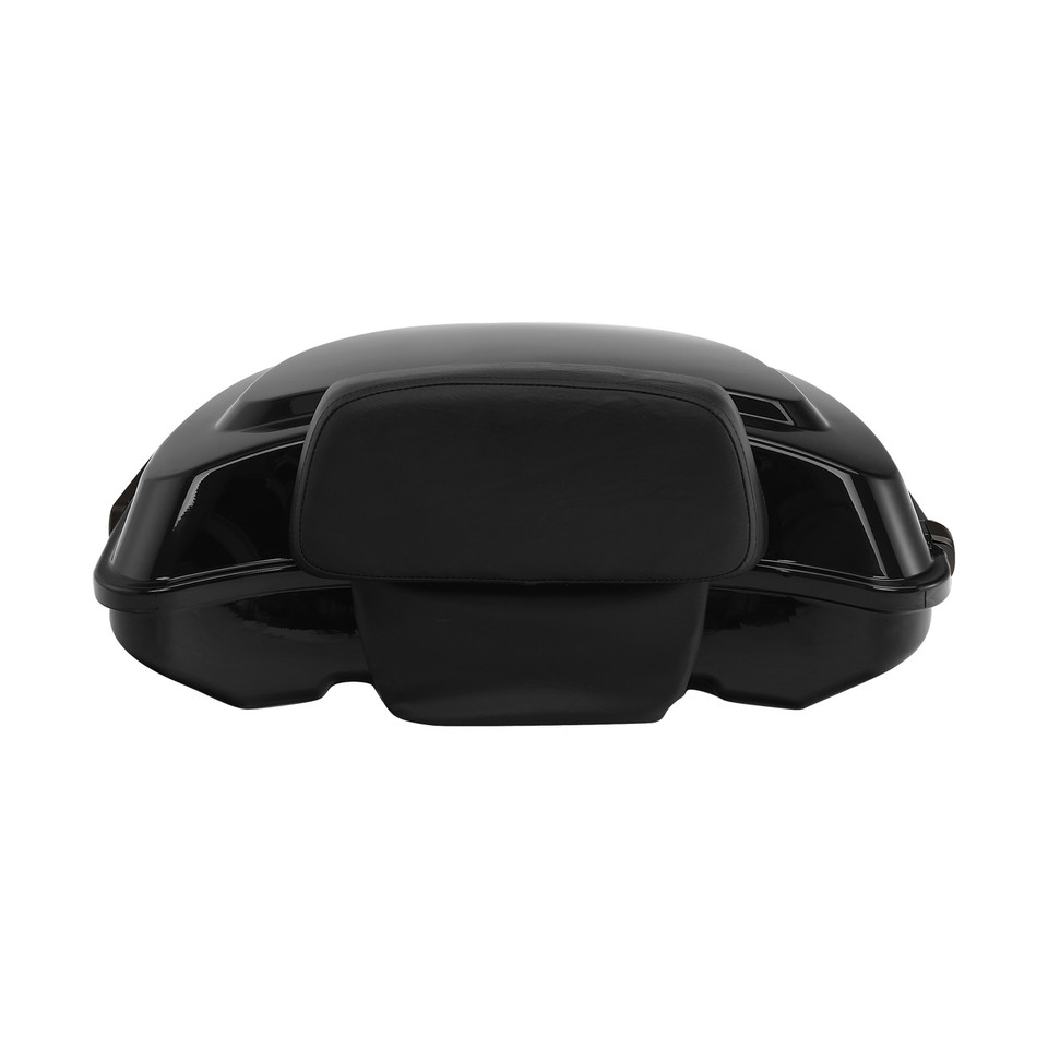 2014-2023 Harley Tour Pak Touring Black Razor Pack Trunk w/ Backrest ...