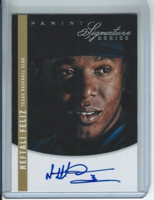 2012 Panini Signature Series Neftali Feliz AUTO #23/99 signed Rangers ...