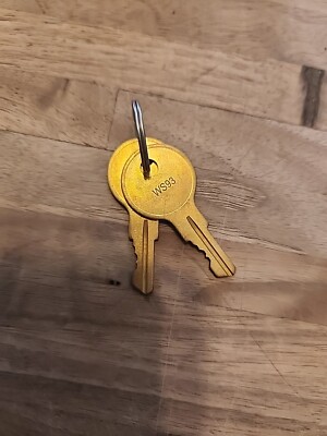 (SET OF 2) Potter KEY #WS93 WIND CORP Potter Fire Alarm Panel/ Pull ...