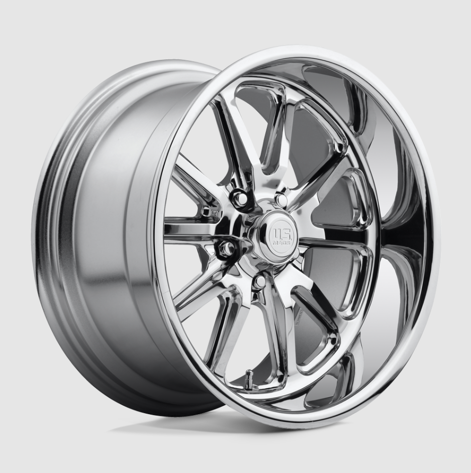 4 New 15" US Mags Rambler Chrome 15x7 5x4.5 Wheels Rims +1mm ...