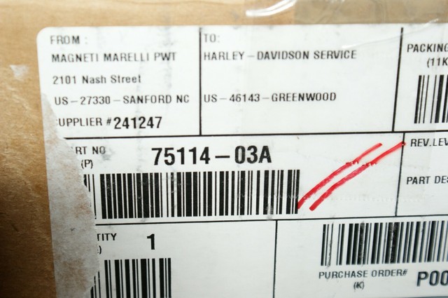 Harley Davidson OEM FHR Fuel Sender Module 75114-03a for sale online | eBay