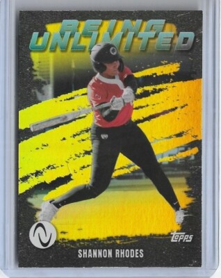 2023 TOPPS ATHLETES UNLIMITED SHANNON RHODES GOLD /25 CARD #BU-21 ...