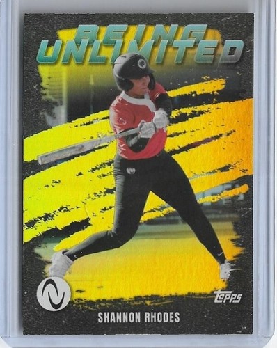 2023 TOPPS ATHLETES UNLIMITED SHANNON RHODES GOLD /25 CARD #BU-21 ...
