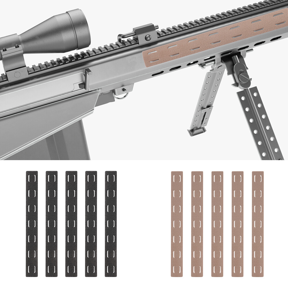 5.5" M-LOK Rail Panel Strip Cover Slot Covers Snap-in forMlok System ...
