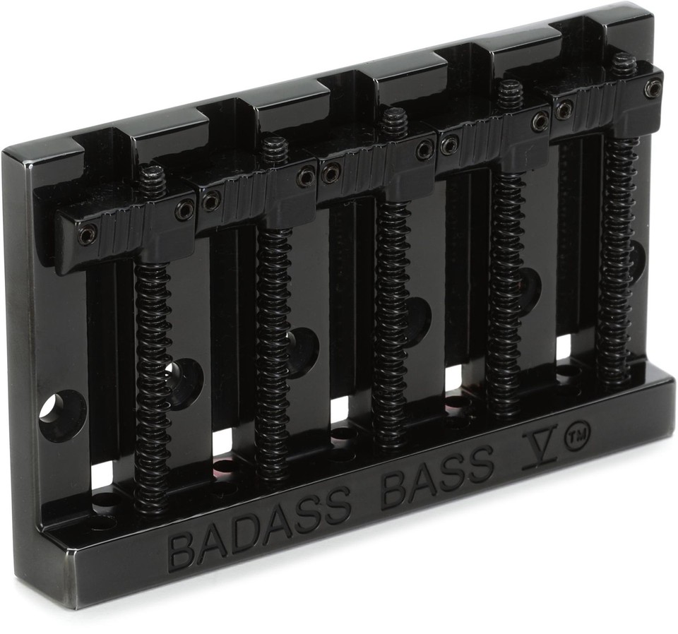 Leo Quan Badass V 5-String High-mass Bass Bridge - Black (2-pack ...