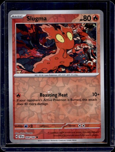 Slugma 028/162 Reverse Holo SV05: Temporal Forces Pokemon TCG NM+ | eBay