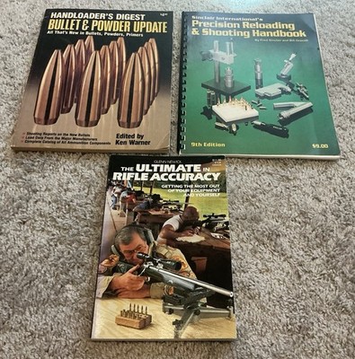 Vintage Book Lot Of 3 - Reloading & Rifle Accuracy | eBay