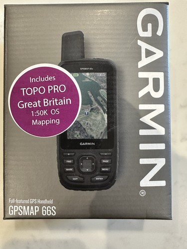 Garmin GPSMap 66s with full EU, UK Topo Active Maps With national parks ...