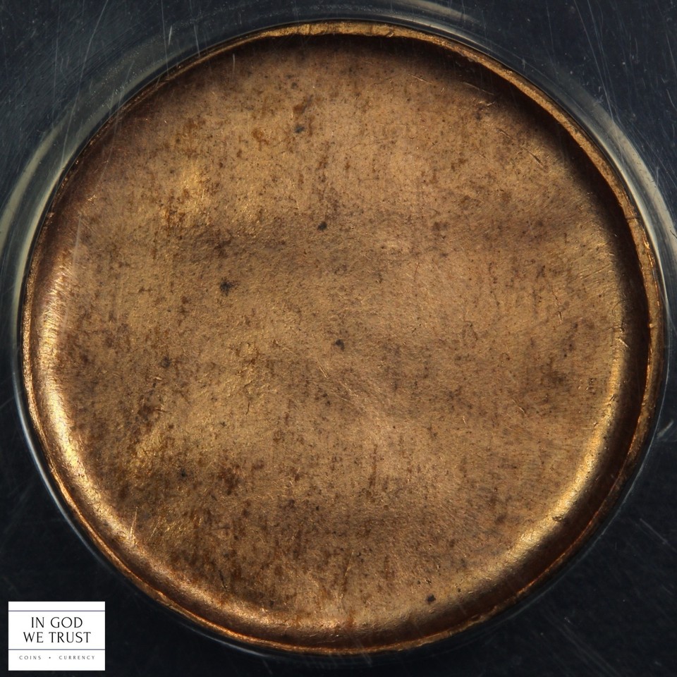 1974 D Capped Die Struck Through Mint Error Memorial Cent ANACS MS 63 ...