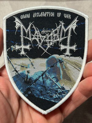 Mayhem Grand Declaration of War patch RARE | eBay
