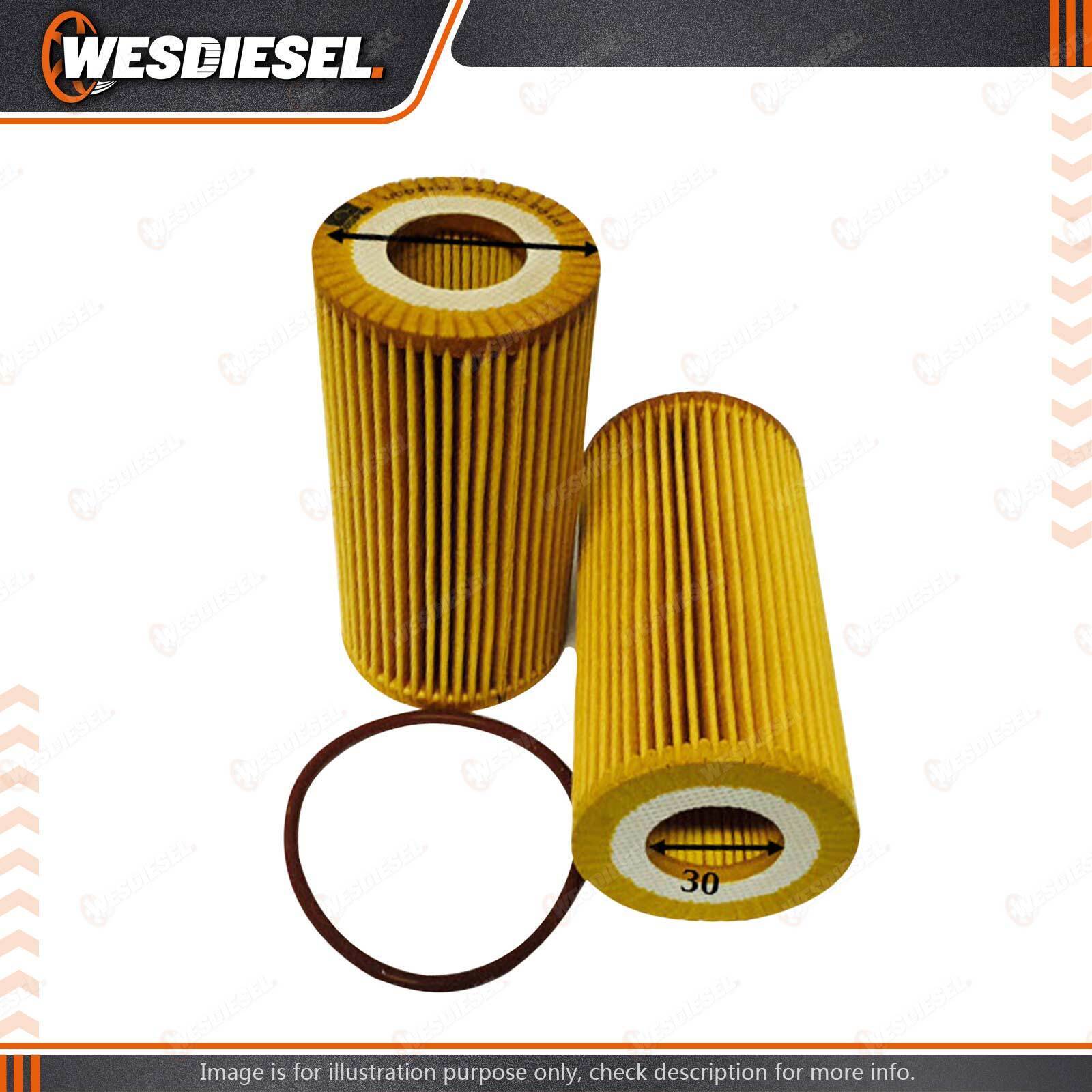Wesfil Oil Filter fits Audi A6 C7 A7 4G Q7 4M 3.0L V6 TDi 24V DOHC ...