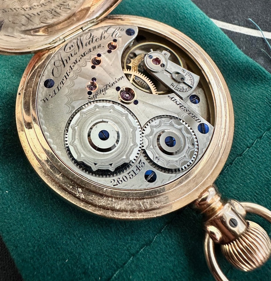 WALTHAM 1872 MODEL 14k ROSE GOLD 16j All original and mint | eBay