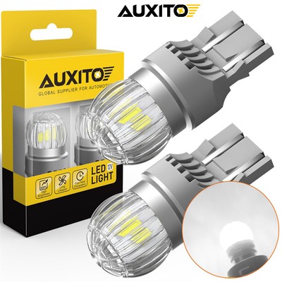 AUXITO 2X 7440 7443 Car LED Backup Reverse Stop Light Bulbs DRL Tail ...