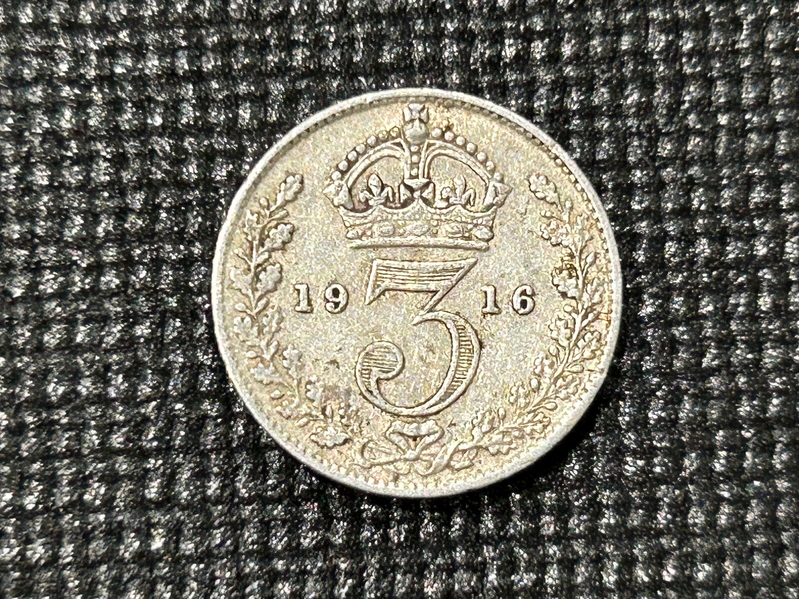 1916 SILVER 3 PENCE COIN UNITED KINGDOM GREAT BRITAIN ~ Lot 77 | eBay