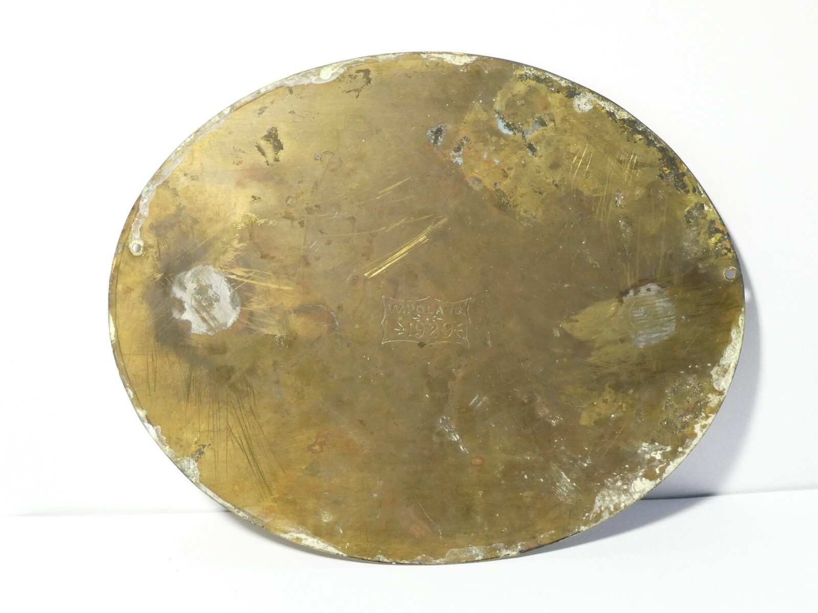 1929 PARMELIA Bucket Dredge Steam Ship Australian Brass Plaque D9 10x8 ...