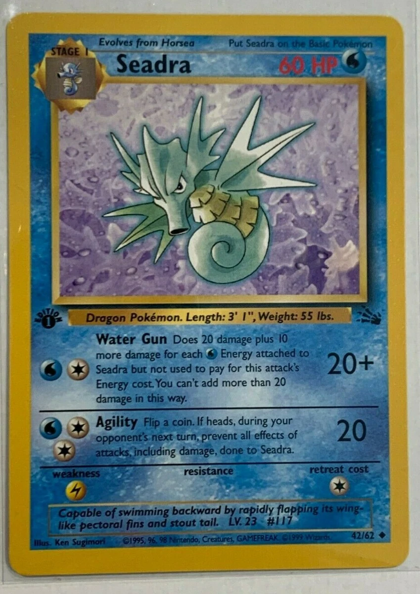 Pokemon Seadra Card