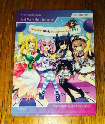 Idea Factory Exclusive Trading Card 10th Anniversary 50 May '23 IFI ...