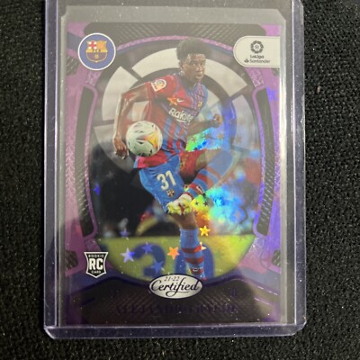 2021-22 Chronicles ALEJANDRO BALDE #152 Certified Purple Astro Rookie ...