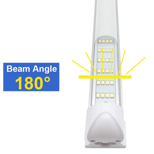 T8 8FT LED Shop Lights Linkable Fixture 144W LED Garage Light High ...