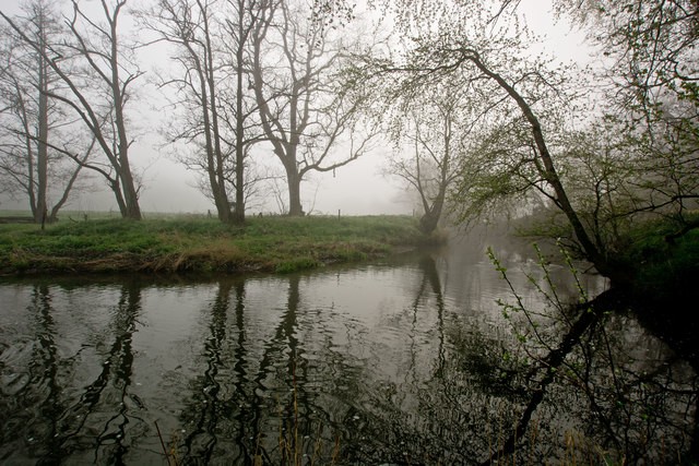 Photo 12x8 Looking up the River Yeo from the River Taw Nymet Rowland ...