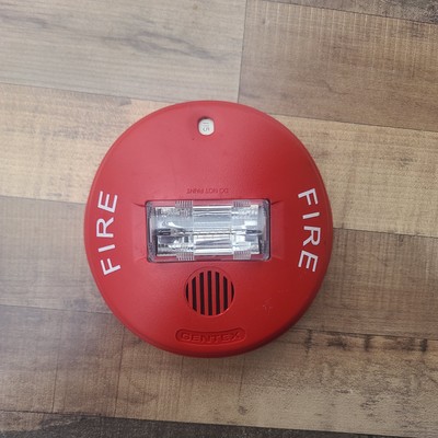 Gentex GCC24CR Fire Alarm Horn Strobe Ceiling Red | eBay
