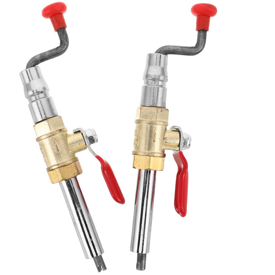 2PCS Car Tire Inflation Rod - Portable Car Tire Nozzle Pole Replacement ...