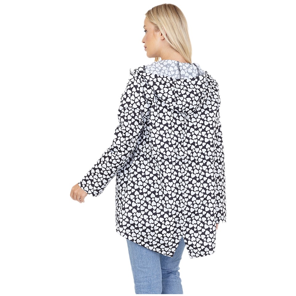 WOMENS RAIN MAC LADIES GIRLS RAINCOAT FISHTAIL KAGOOL PARKA FESTIVAL ...