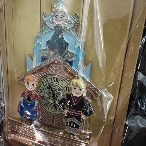 WDI MOG Disney D23 2024 Frozen Elsa Anna Kristoff Cuckoo Clock Pin LE ...