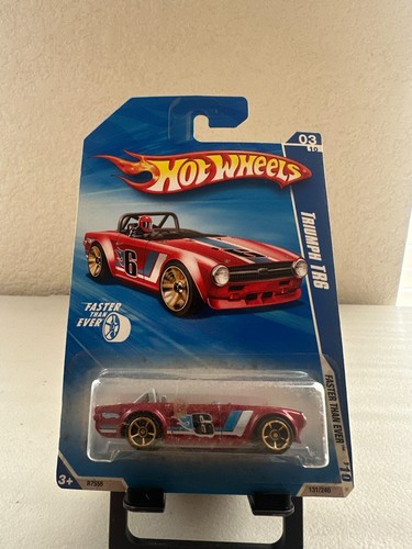 2010 Hot Wheels Faster Than Ever Triumph TR6 Red #131/240 N22 | eBay