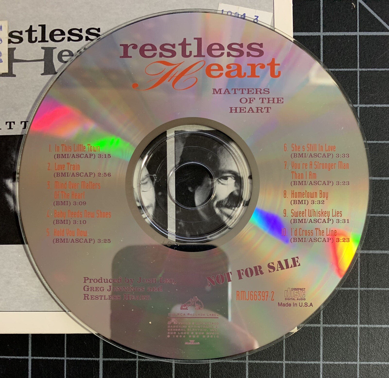 Restless Heart CD Matters of the Heart Rare Very Clean Disc | eBay