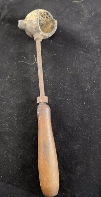 Vintage Small Ladle For Pouring Molten Lead W/Pouring Spout, Poss Civil ...