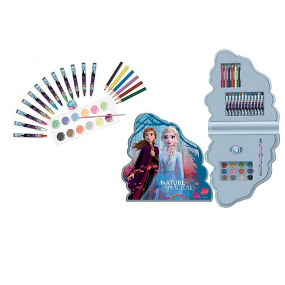Frozen Kit Pastels Frozen Watercolors Wax Crayons to Color Girl | eBay