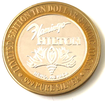 Reno Nevada Flamingo Hilton 1995 Silver Strike | eBay