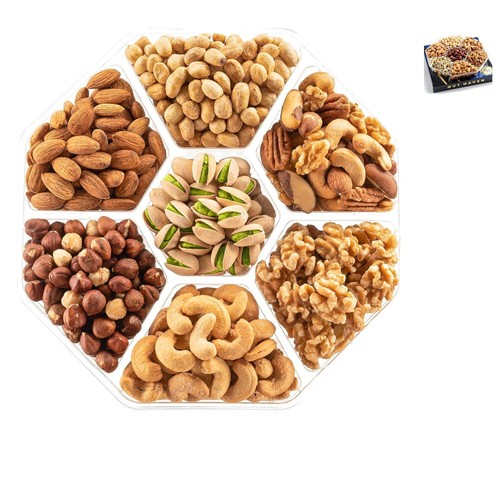 Deluxe Assorted Nut Gift Box - Perfect for Father's Day and Special ...