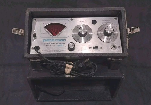 Vintage Peterson 420 Audio Visual Strobe Tuner | eBay