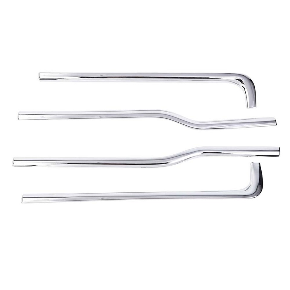 For 2009-2014 Ford F150 Crew Cab Chrome Window Sill Trim Covers ...