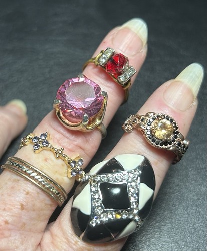 VTG Lot Of 6 Junk Rings | eBay